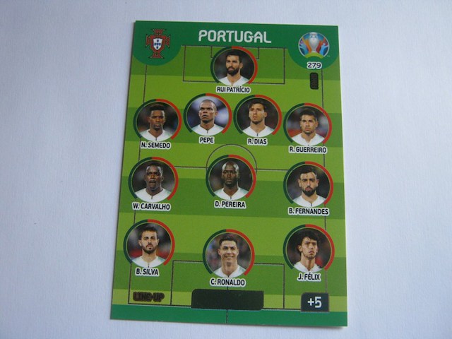 Euro 2020 Adrenalyn XL Panini 279 Portugal