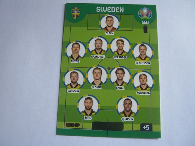 Euro 2020 Adrenalyn XL Panini 333 Sweden