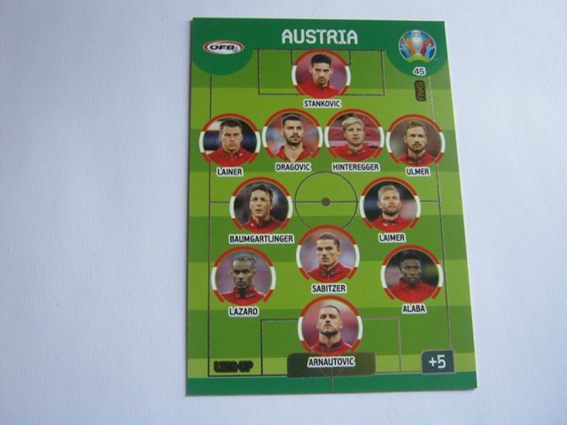 Euro 2020 Adrenalyn XL Panini 45 Austria