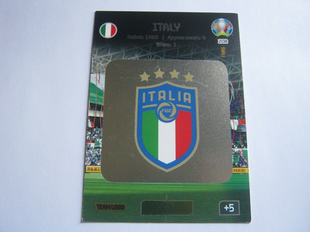 Euro 2020 Adrenalyn XL Panini 208 Italy