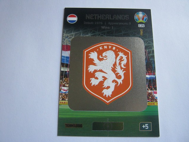 Euro 2020 Adrenalyn XL Panini 226 Netherlands