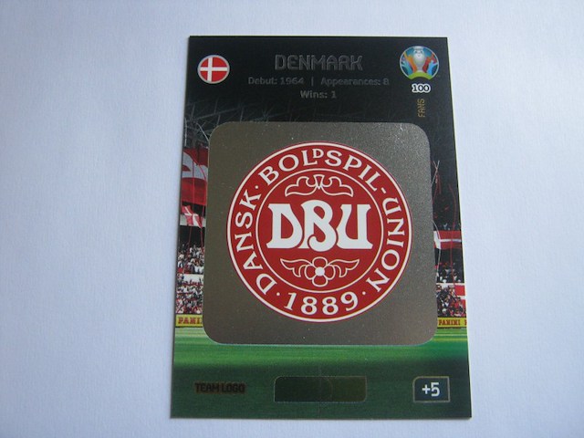 Euro 2020 Adrenalyn XL Panini 100 Denmark