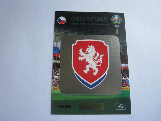 Euro 2020 Adrenalyn XL Panini 82 Czech Republic