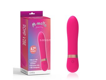 Silikonski Roze Vibrator 12cm Romp Vibe