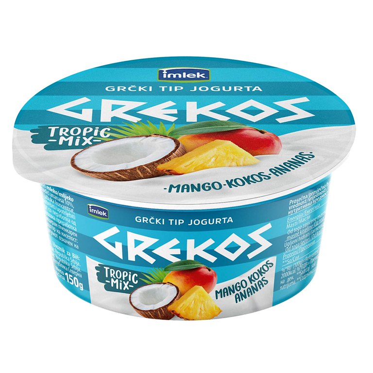 Grekos jogurt tropik mix 150g grekos