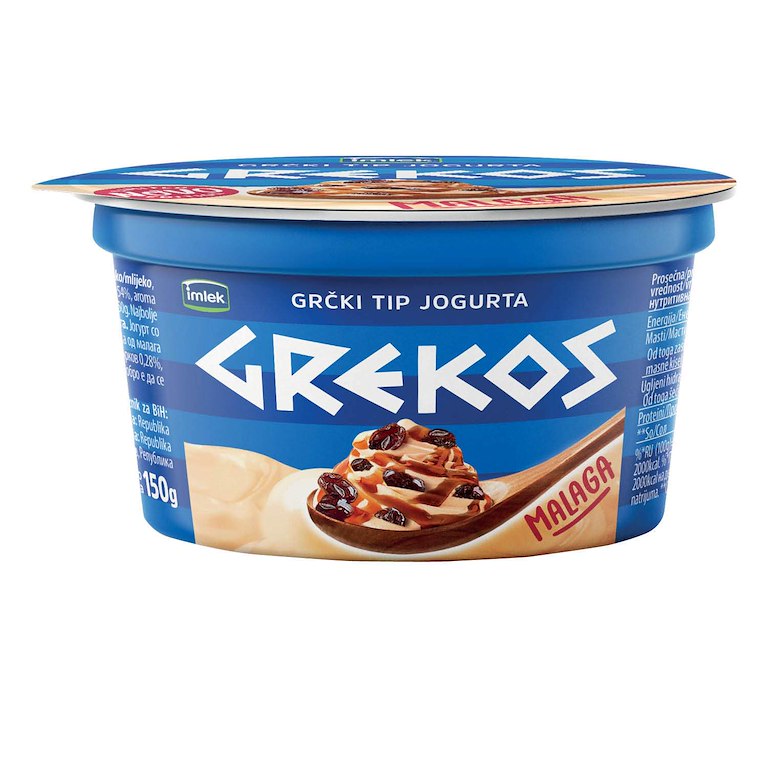 Grekos jogurt malaga 150g čaša grekos