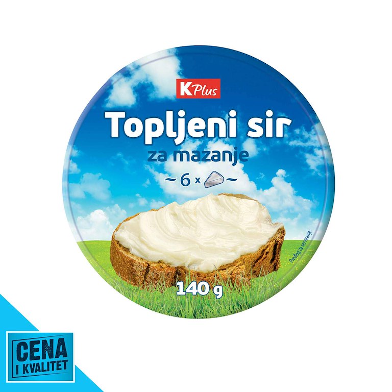 K plus sir topljeni trouglić 140g