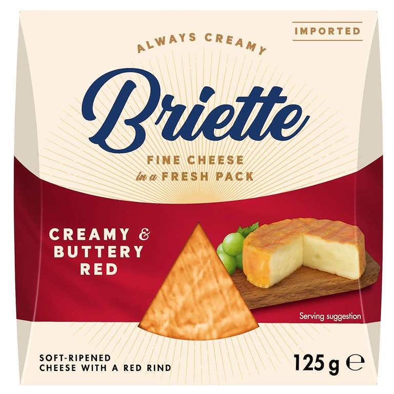 Hofmeister sir briette creamy & buttery red 125g hofmeister