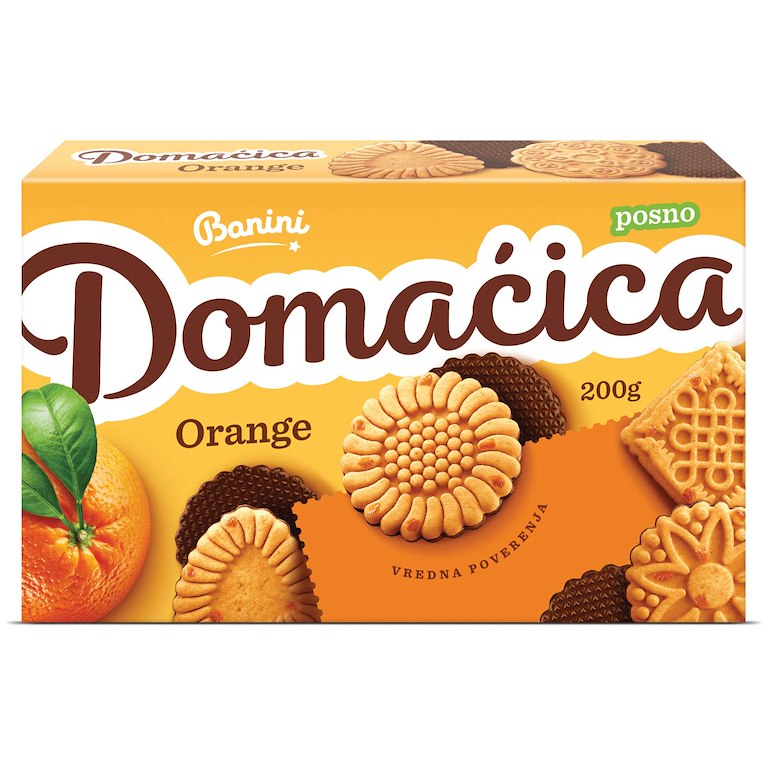 Domaćica keks orange 200g domaćica