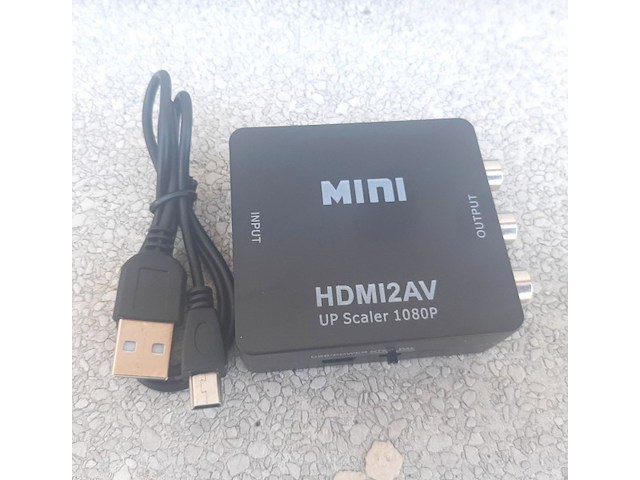 HDMI na AV adapter konverter 1080p