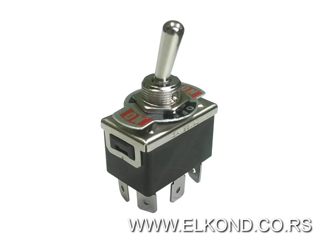 Kip prekidač fi-12 2x6A 1-2 KN3-202