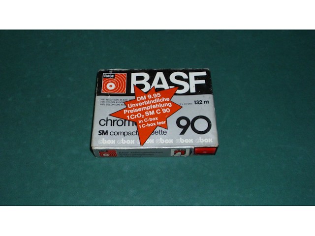 BASF chromdioxid SM C-90 BOX (1976)