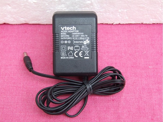 Vtech adapter 9V 300mA ORIGINAL + GARANCIJA!