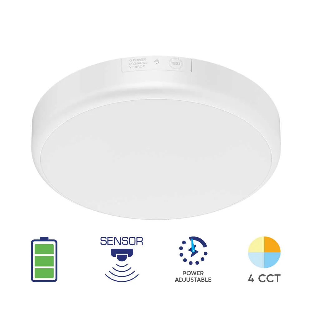 LED PLAFONJERA GRANDE RND 20W 4U1 SENZOR KIT IP54