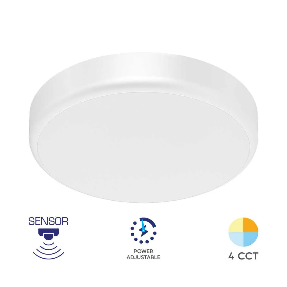 LED PLAFONJERA GRANDE RND 20W 4U1 SENZOR IP54