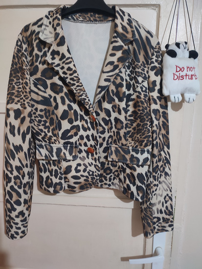 Leopard print sako M/L