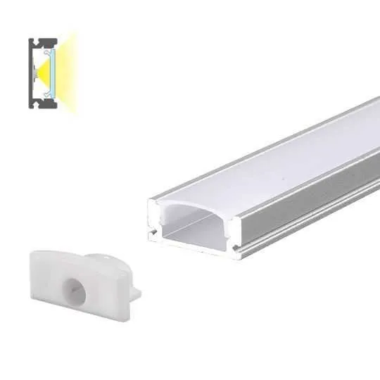 M509 3M Aluminijumski profil za LED trake nadgradni 3000×17 4x7mm set sa difuzerom Mitea Lighting