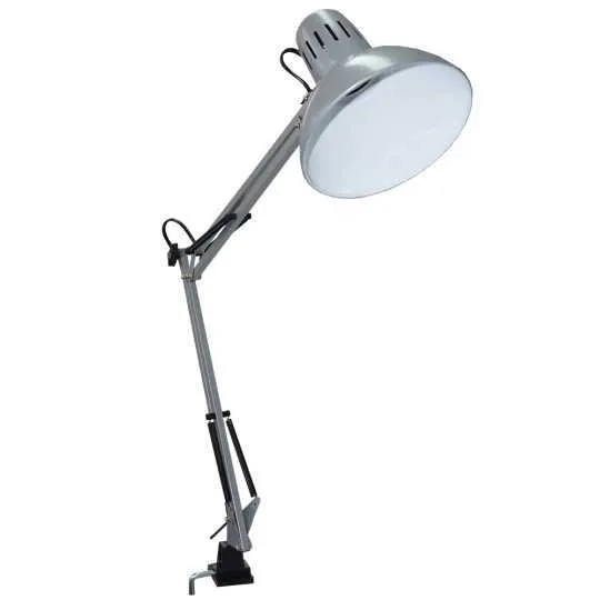 M1070 1x40W E27 srebrna stona lampa Mitea Lighting