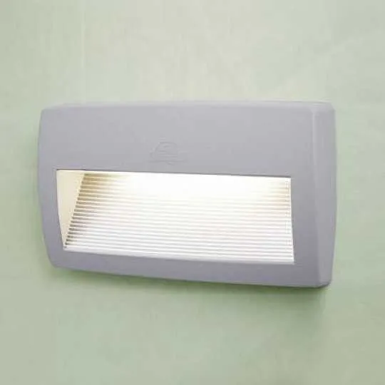 LORENZA 270 CCT zidna lampa siva R7s LED 10 5W 2700K/4000K/6500K-sijalica uključena uz proizvod AS3 000 000 P1K Fumagalli