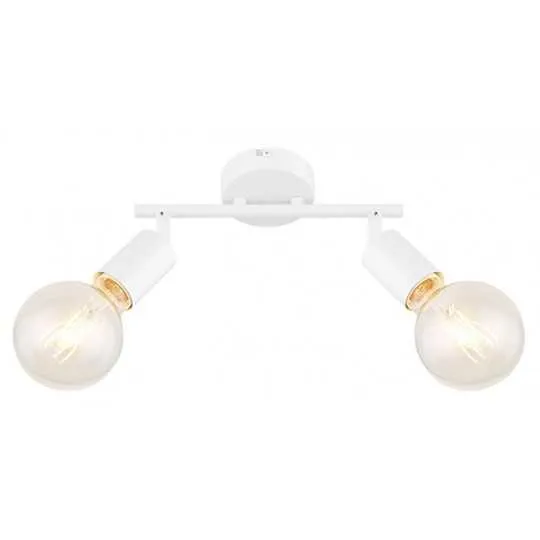 M190120 bela Spot lampa 2xE27 40W Mitea Lighting