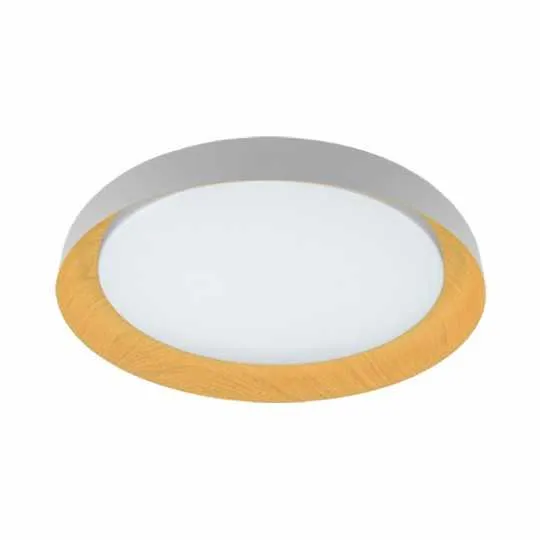 M205458 24W 6500K LED SMD bela + boja drveta plafonjera Mitea Lighting