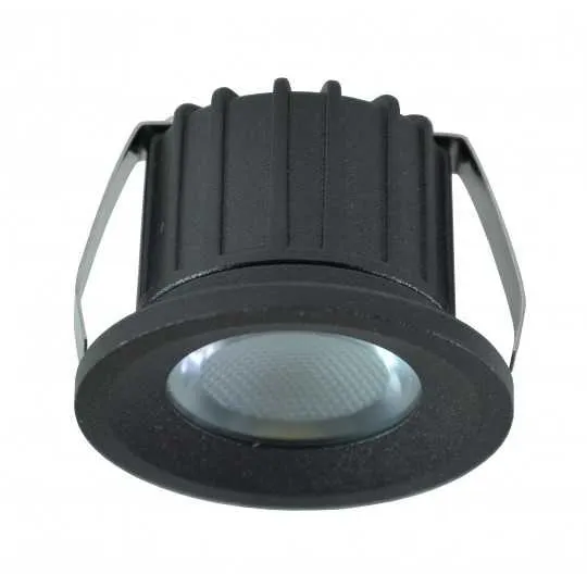 M953013 crna 3W 3000K LED lampa ugradna Mitea Lighting