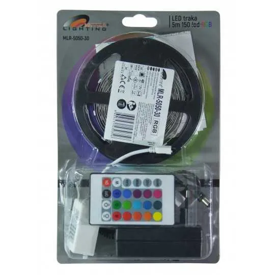 MLR-5050-30 blister RGB LED traka 5m 12V 30 LED/1m IP20 Mitea Lighting