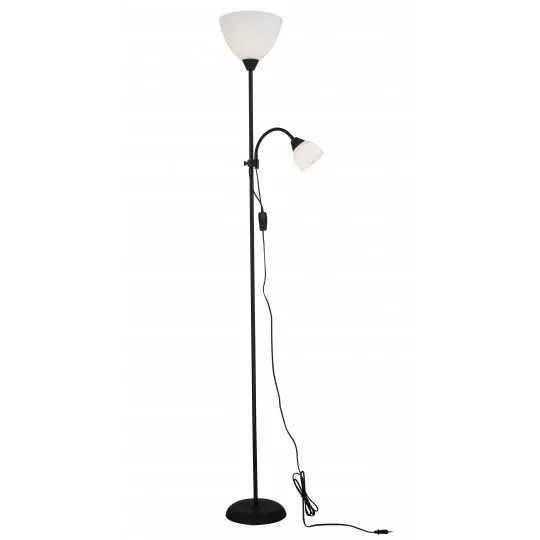 M65-MS-C CRNA Podna lampa 25x180cm 1xE27+1xE14 Mitea Lighting