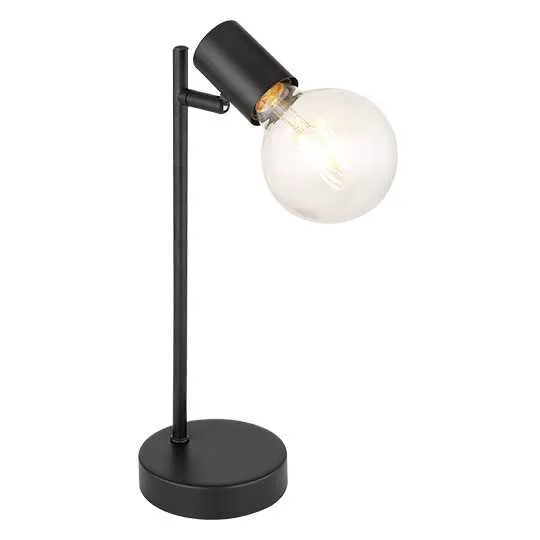 M190121 1xE27 40W crna stona lampa Mitea Lighting