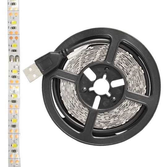 MLL-2835-60 6500K Dnevna svetlost LED traka za TV 3m 5V 4 8W/1m 60 LED/1m IP20 Mitea lighting