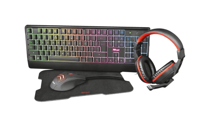 Trust GAMING KOMPLET Ziva 4-in-1 Gaming set 24233