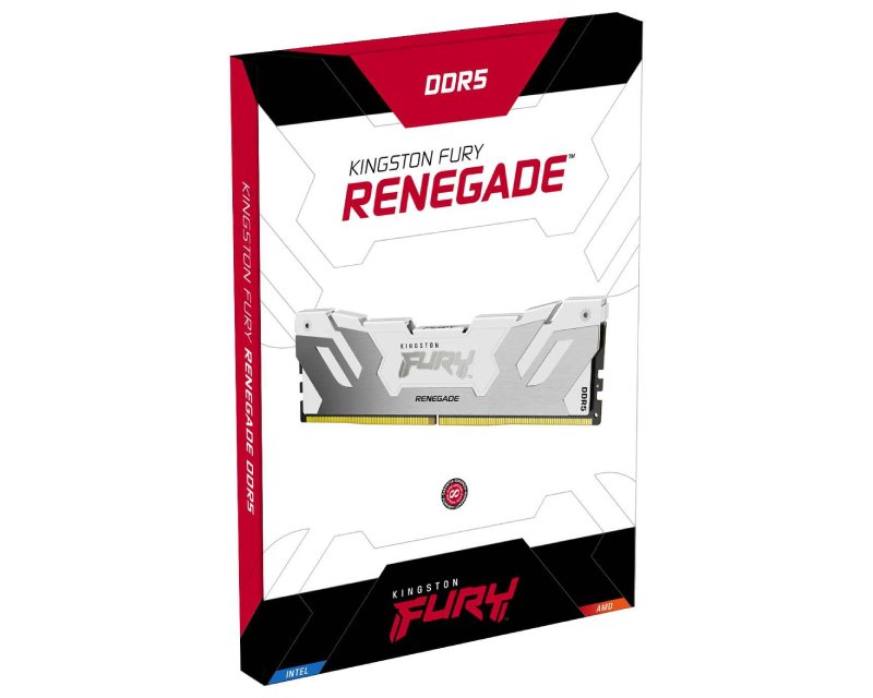 KINGSTON DIMM DDR5 16GB 6400MT/s KF564C32RW-16 FURY Renegade White