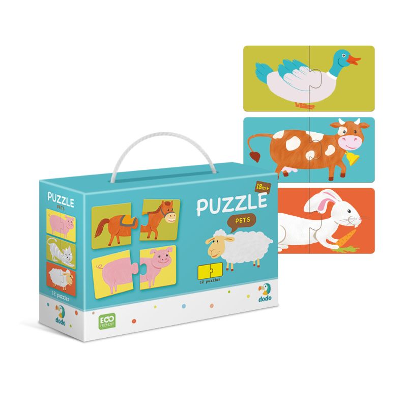 PUZZLE DUO ZIVOTINJE 12PCS