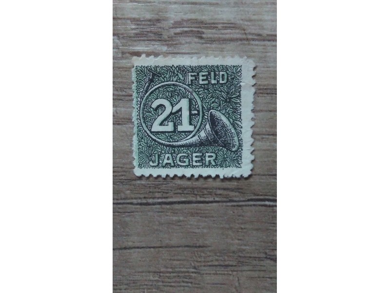 F 284 - KuK - Feld post / 21 Jager -