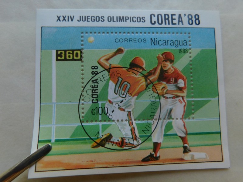 NICARAGUA 1988 BLOK