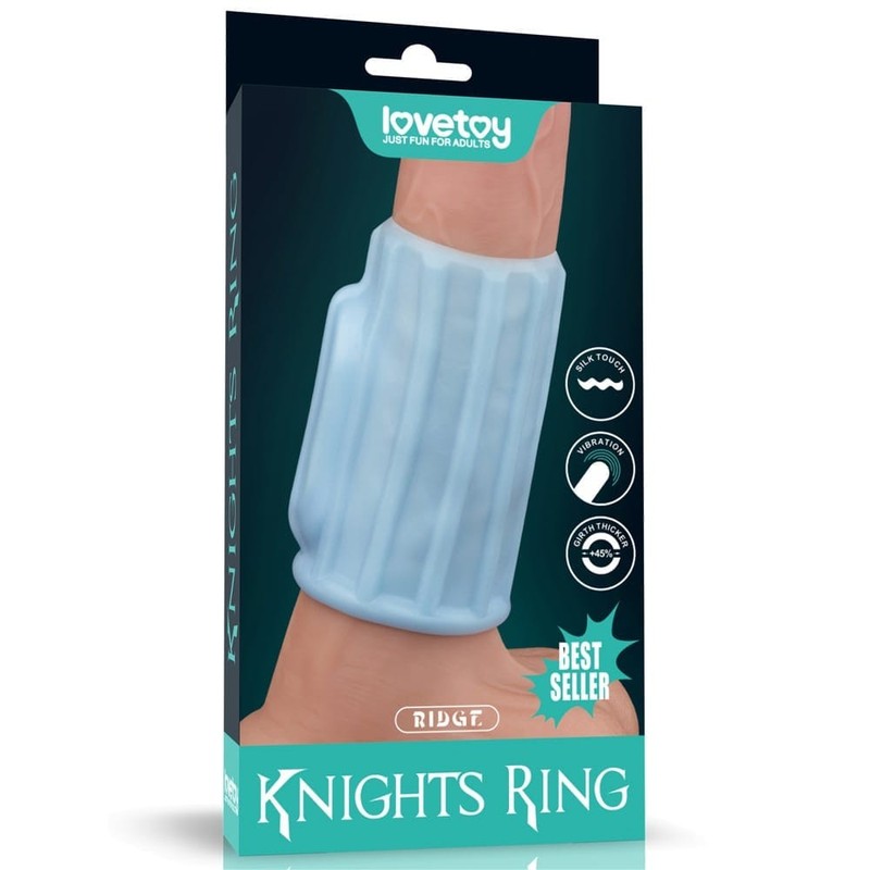 Vibrating Ridge Knights Ring Lvtoy00659