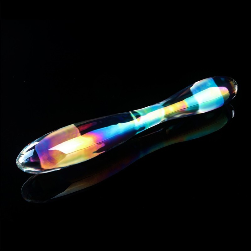 Twilight Gleam Glass Dildo- Double Delight Lvtoy00754