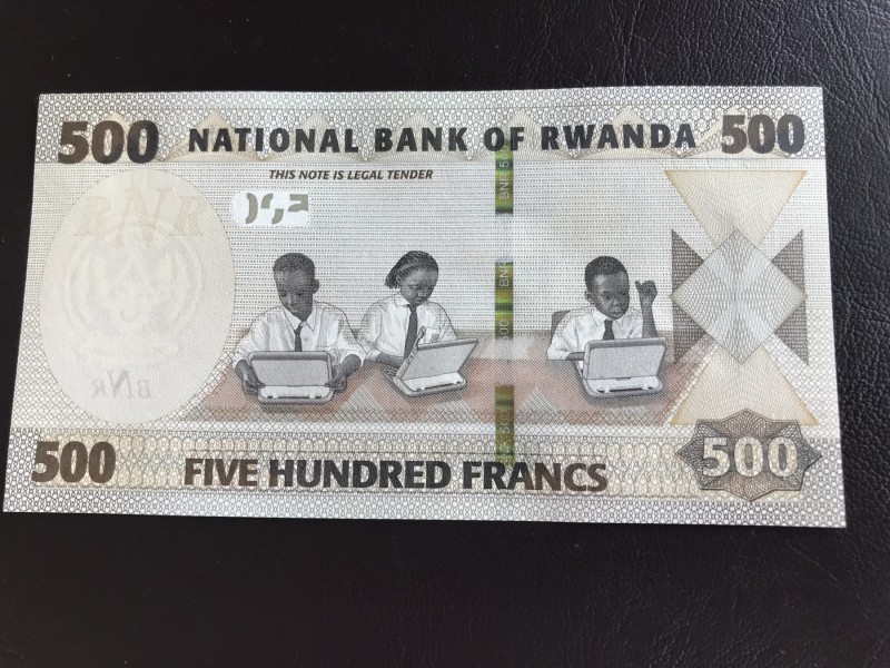 RUANDA 500 FRANAKA. UNC.