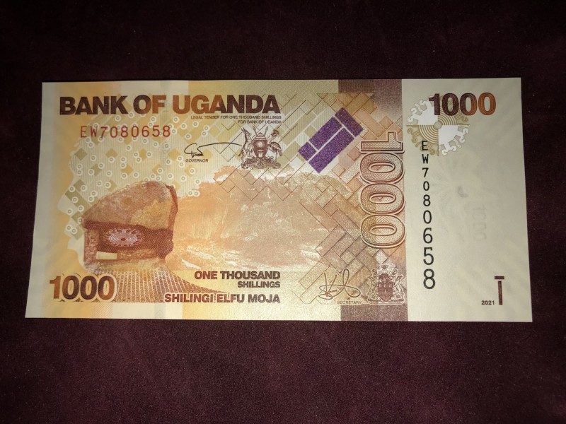 UGANDA 1000 ŠILINGA.UNC.