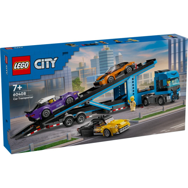 LEGO CITY CAR TRANSPORTER TRUCK WITH S