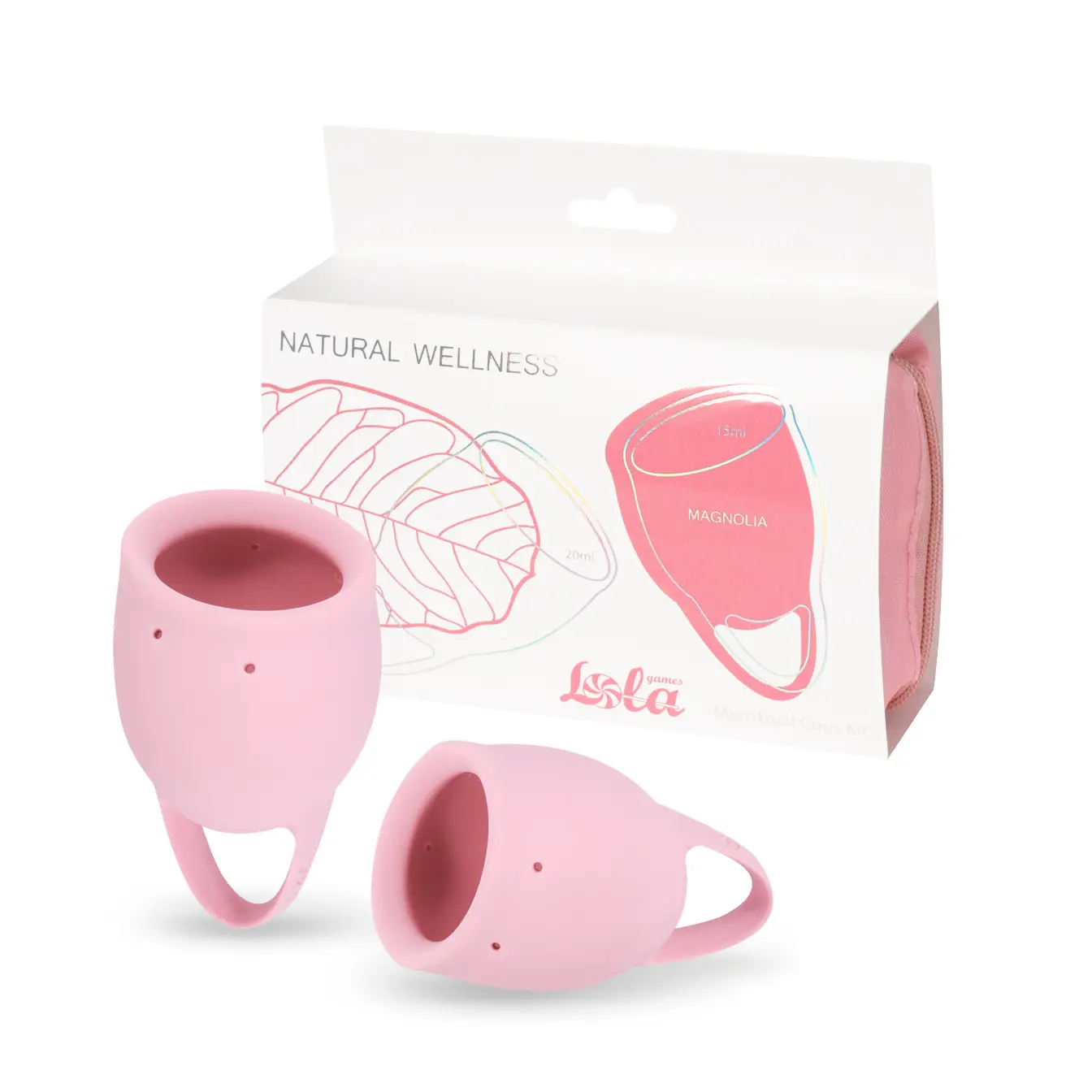 Lola games Menstrualne čašice Natural Wellness Magnolia