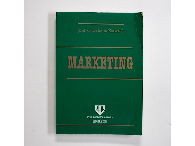 Marketing, Prof. dr. Radovan Knežević