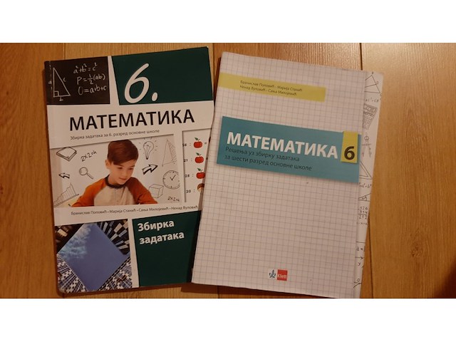 Matematika, zbirka zadataka za 6. razred KLETT +rešenja