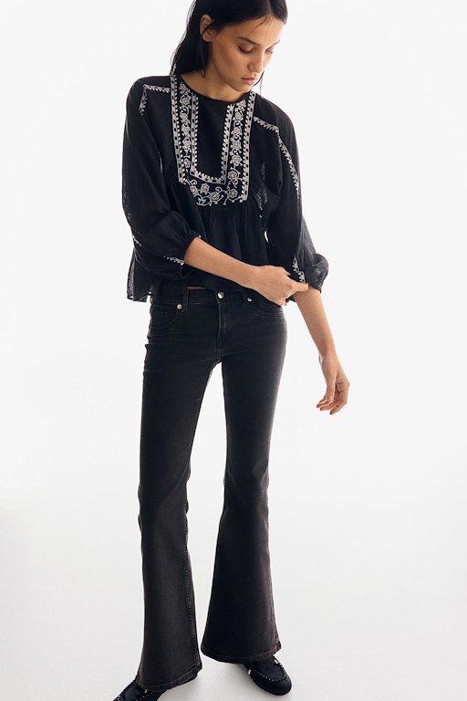 Flared Low Jeans
