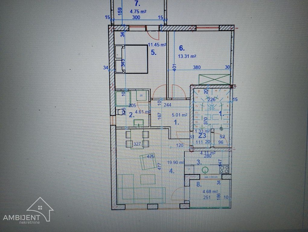 TROSOBAN - NOVOGRADNJA -IMA POVRAT PDV