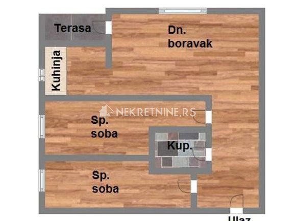 Odličan trosoban stan useljiv nov! 62m2