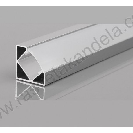 Aluminijumski profil za LED trake nadgradni set PROFILE-C1 18x18x2000mm