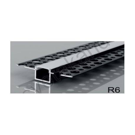 Aluminijumski profil za LED trake ugradni set PROFILE-R6 55x12,5x2000mm