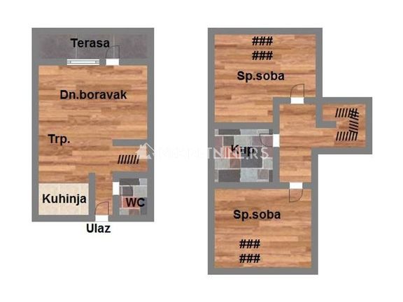 Trosoban stan u izgradnji na Novom Naselju!