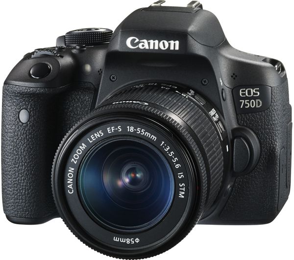 Canon EOS 750d + 18-55mm STM + Torba + SDXC 64GB